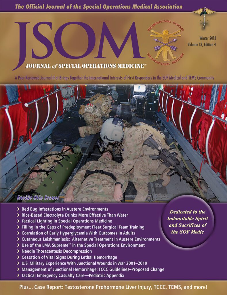 Management of Junctional Hemorrhage in Tactical Combat Casualty Care ...